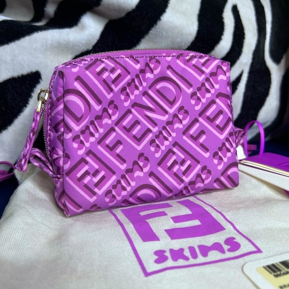 Fendi | Bags | Fendi X Skims Cosmetic Pouch Purple | Poshmark